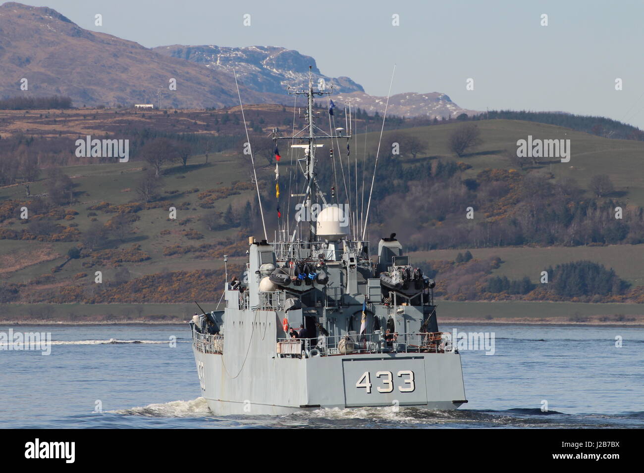 EML Wambola (A433), a Lindormen-class dive vessel of the Estonian Navy ...