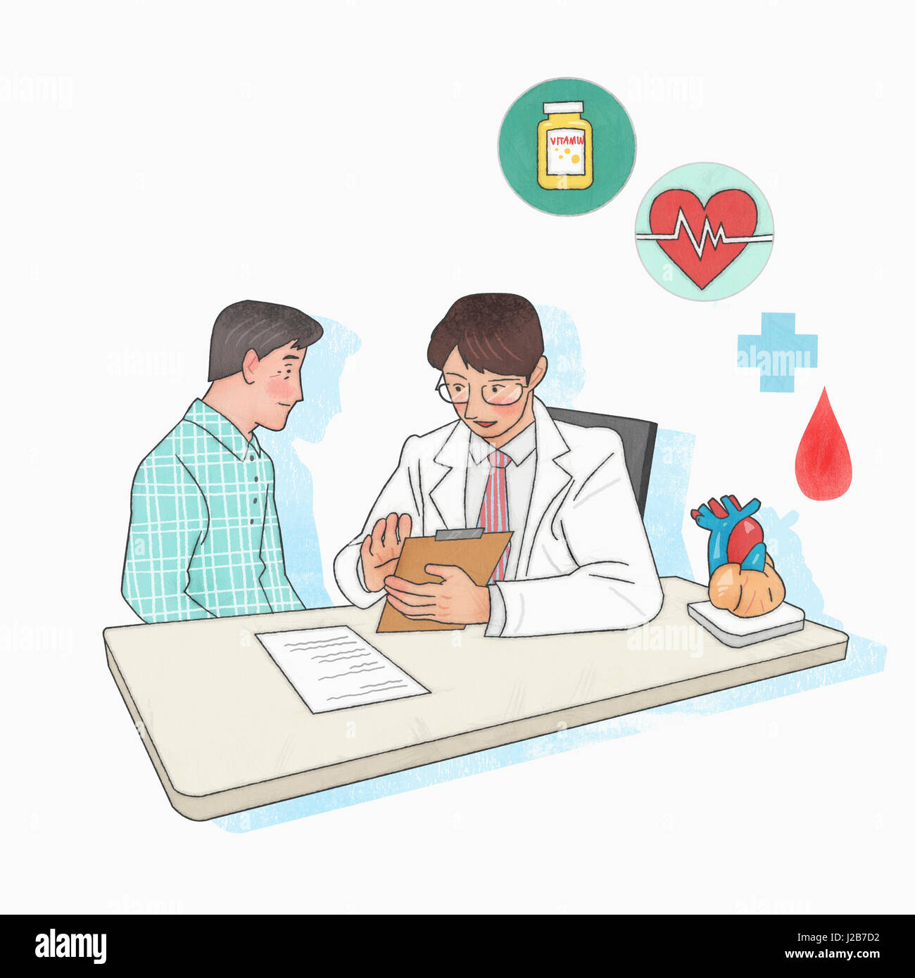 Doctor and patient Stock Photo - Alamy