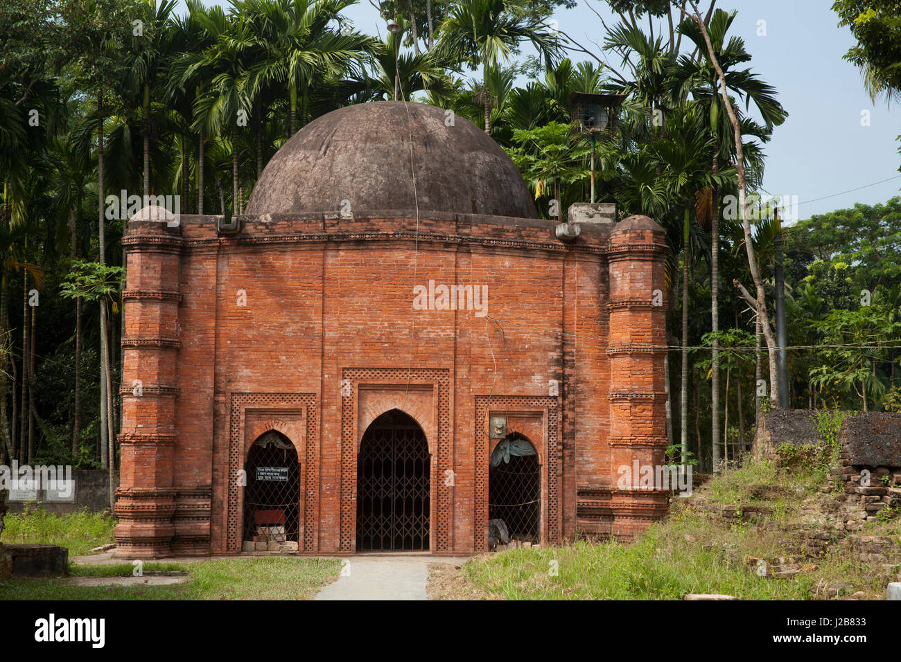 Zinda Pir Mosque just north of the Nine-Domed Mosque in Bagerhat ...