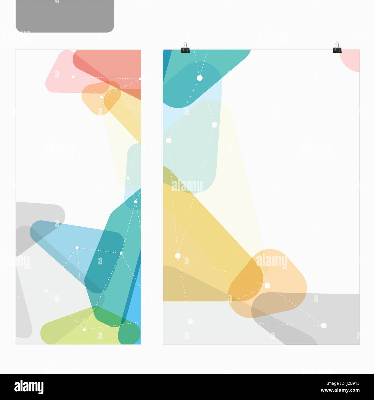 Poster design with geometric patterns Stock Photo - Alamy