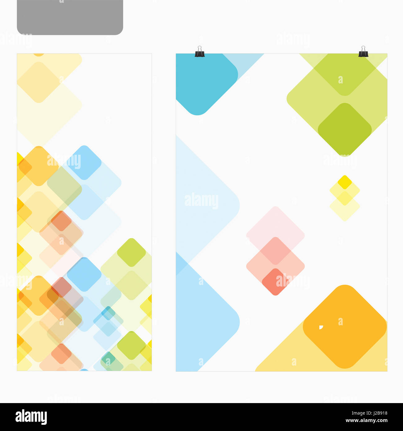 Poster design with geometric figures Stock Photo - Alamy