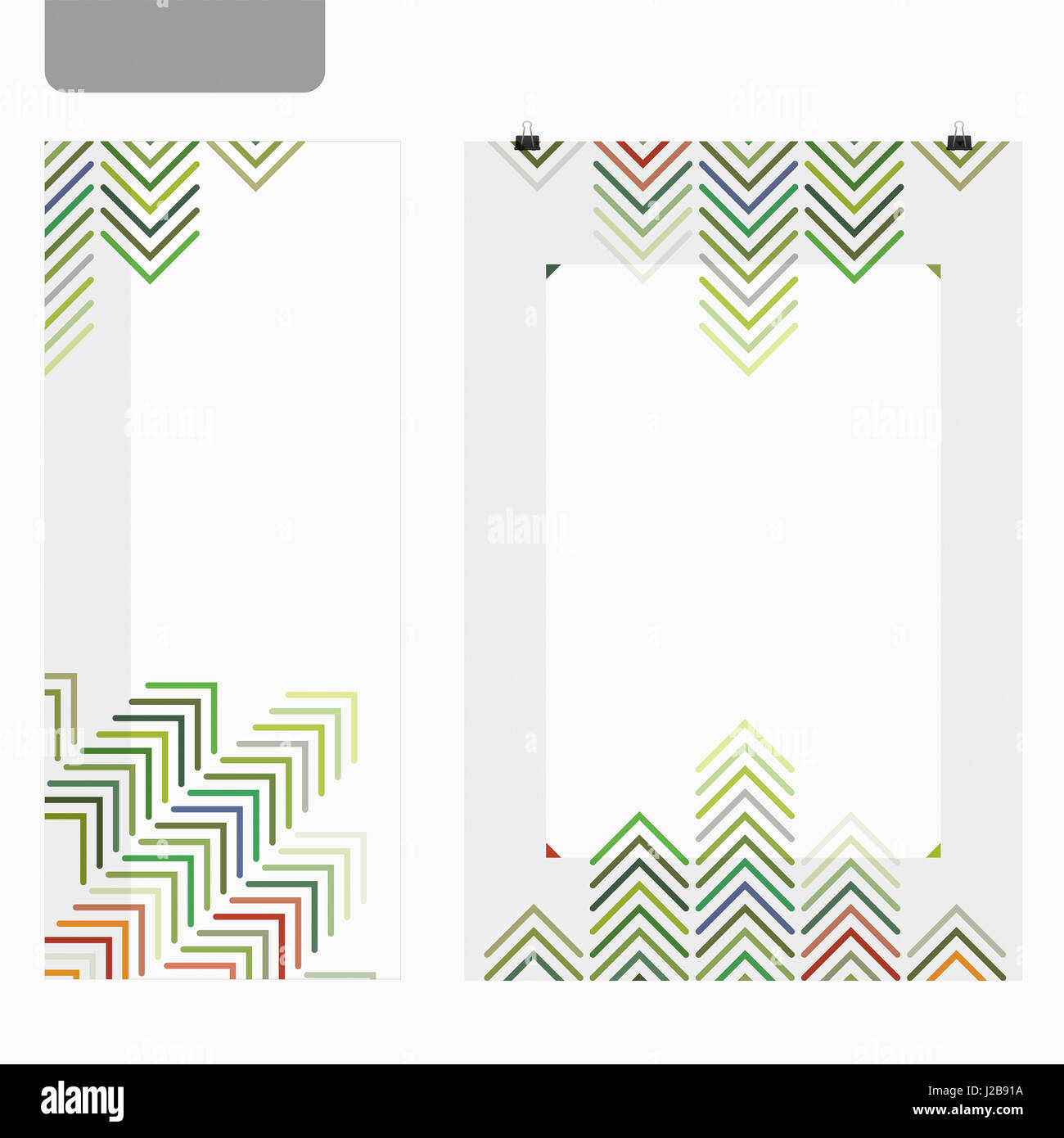 Poster design with geometric patterns Stock Photo - Alamy
