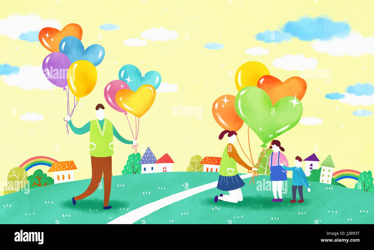 Happiness of community Stock Photo - Alamy