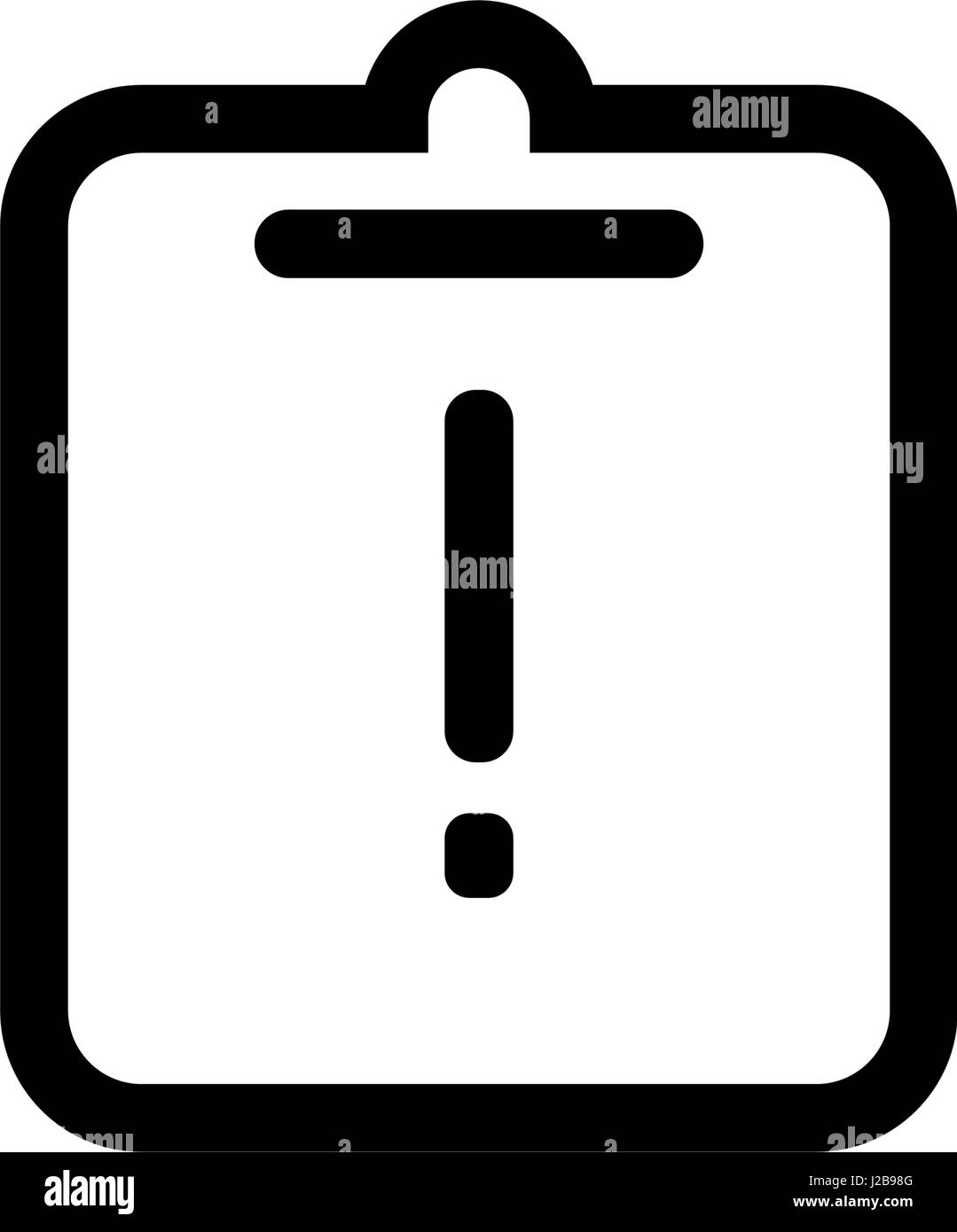 Isolated on white background. Assignment, deadline, incomplete icon ...