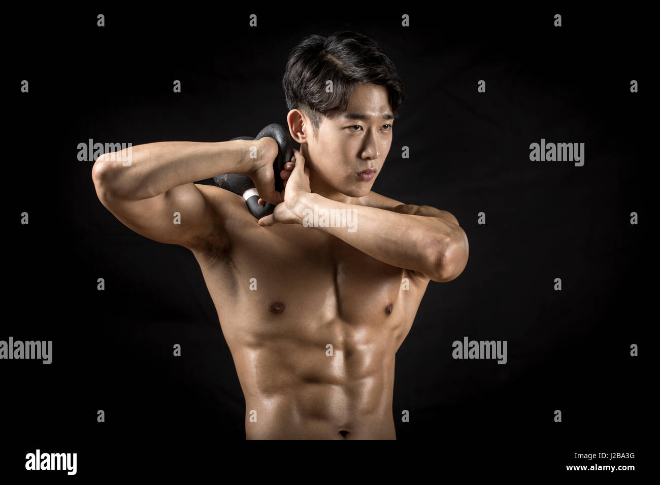 Healthy muscular man hi-res stock photography and images - Alamy
