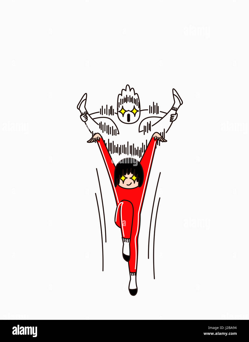 Jumping emoticon hi-res stock photography and images - Alamy