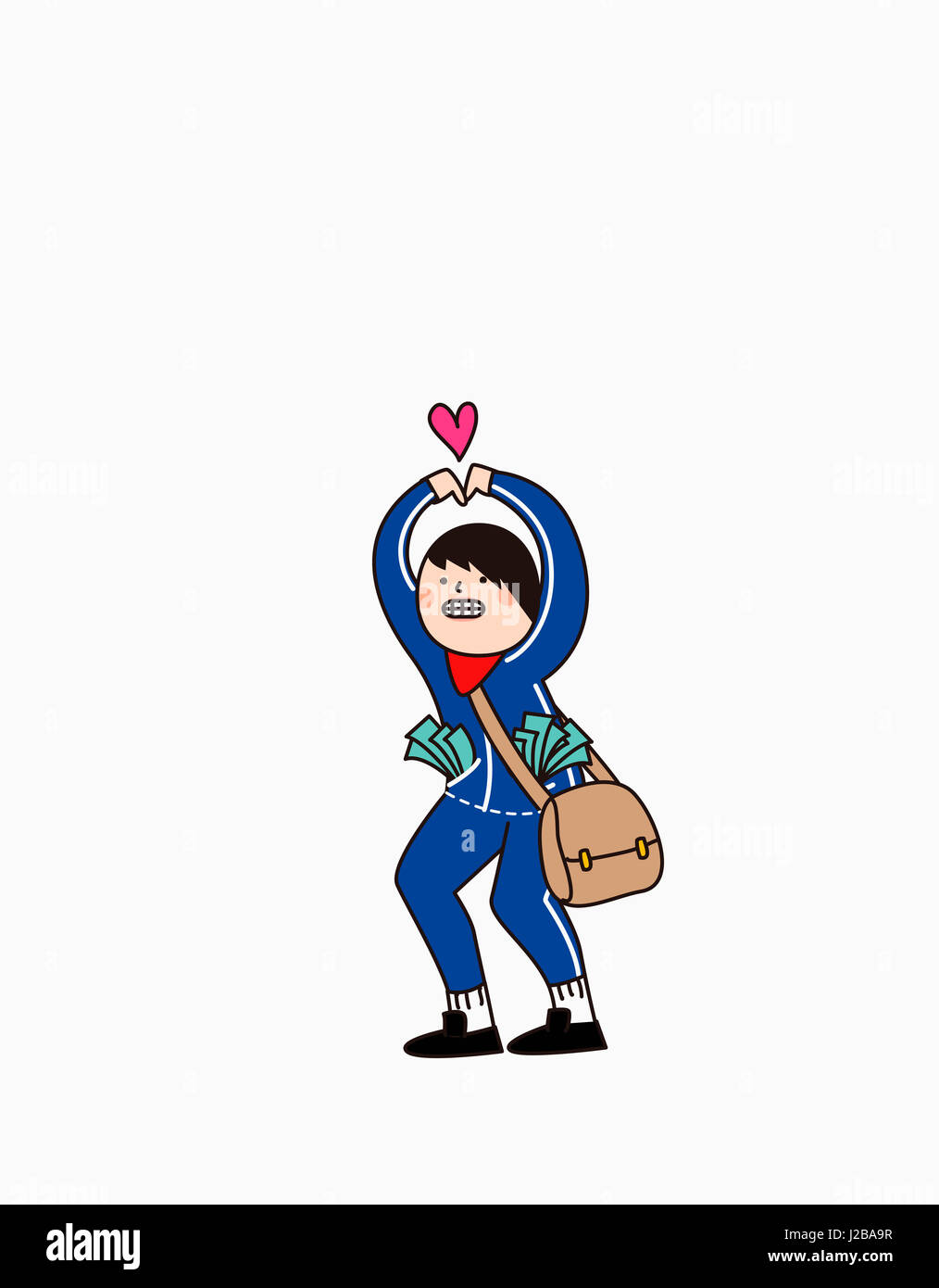 Humorous emoticon of man Stock Photo - Alamy