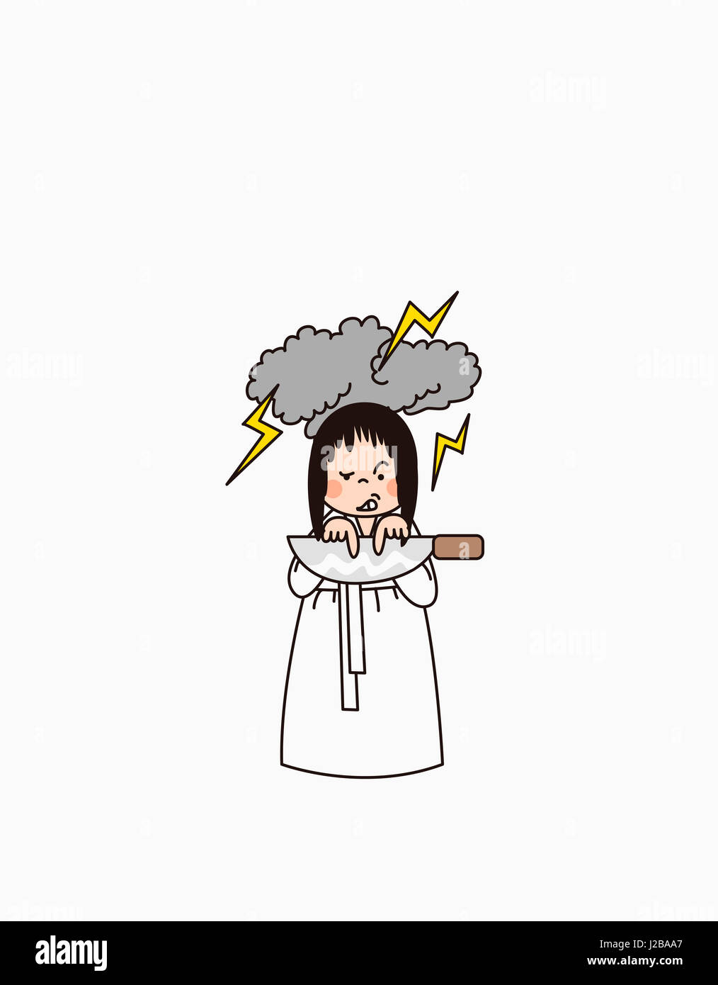 Emotion of ghost Stock Photo - Alamy