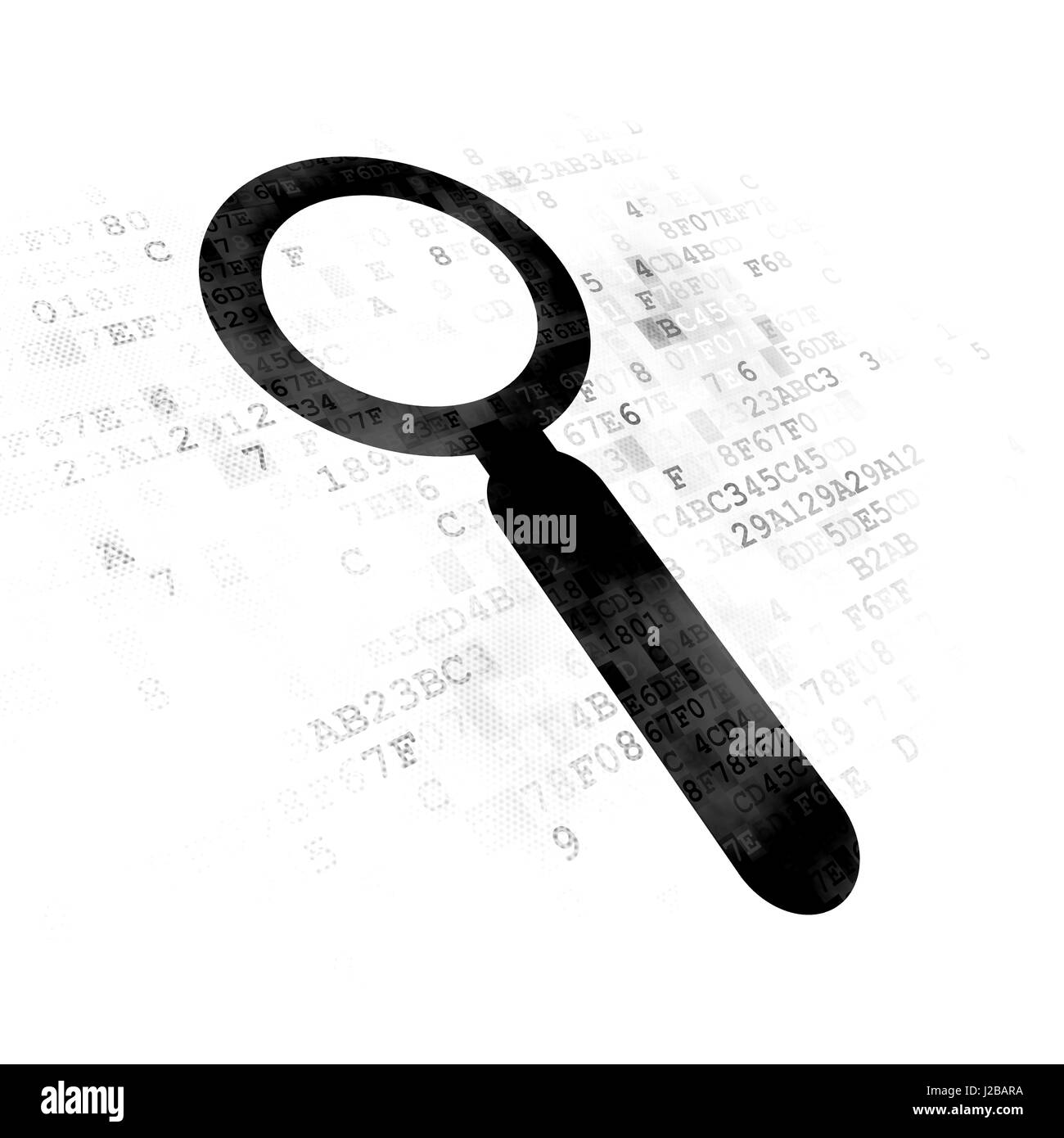 Information concept: Search on Digital background Stock Photo - Alamy