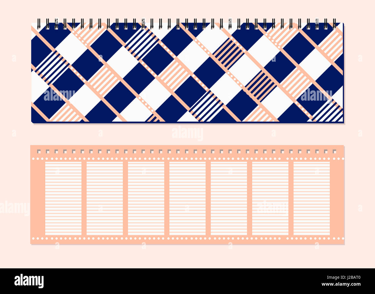 Diary design with geometric patterns Stock Photo - Alamy