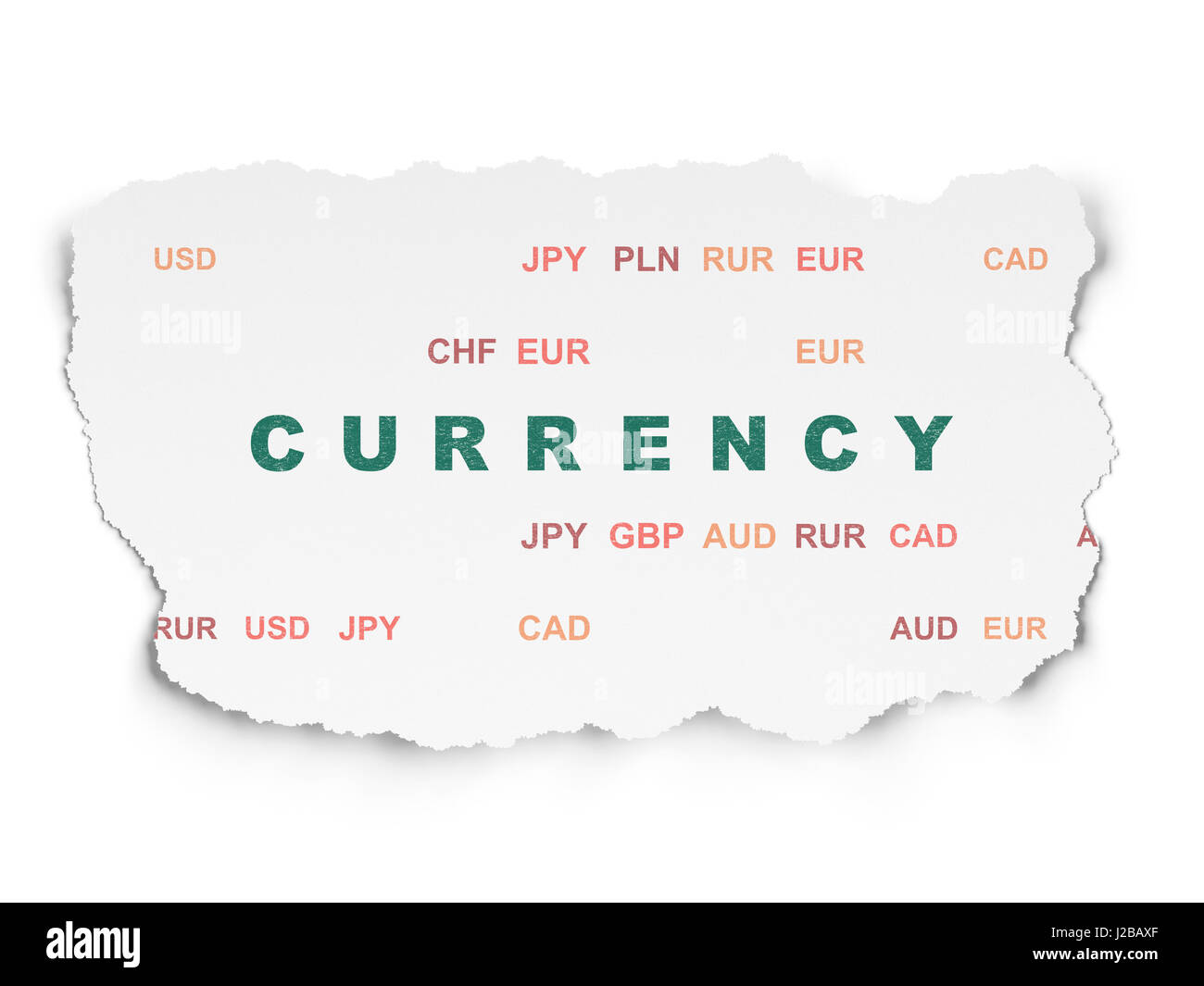 Banking concept: Currency on Torn Paper background Stock Photo - Alamy