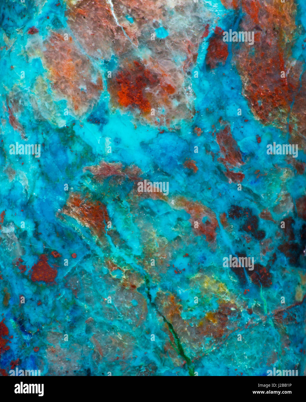 Shattuckite Vulture Mountain Arizona Stock Photo - Alamy