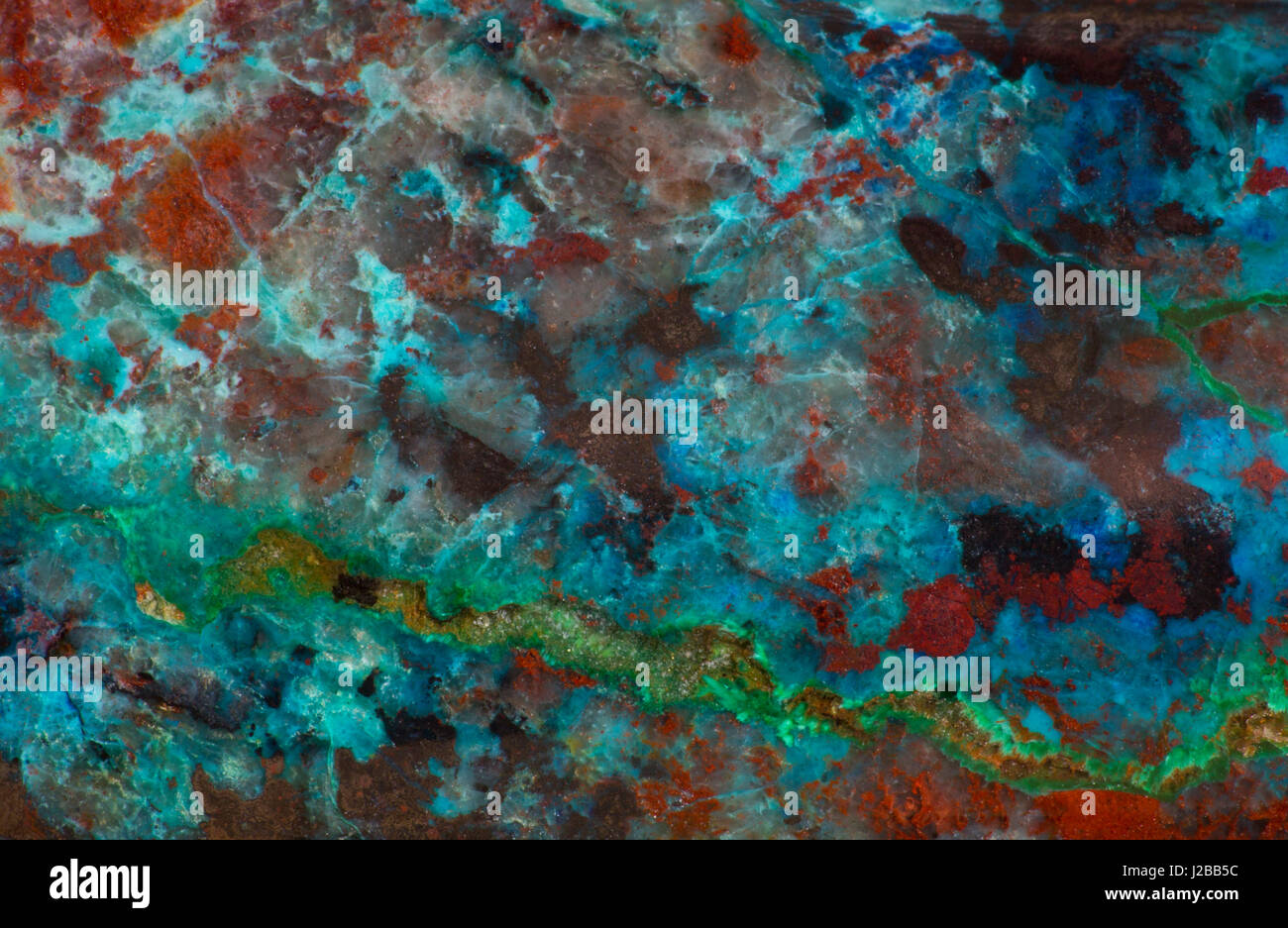 Shattuckite Vulture Mountain Arizona Stock Photo - Alamy