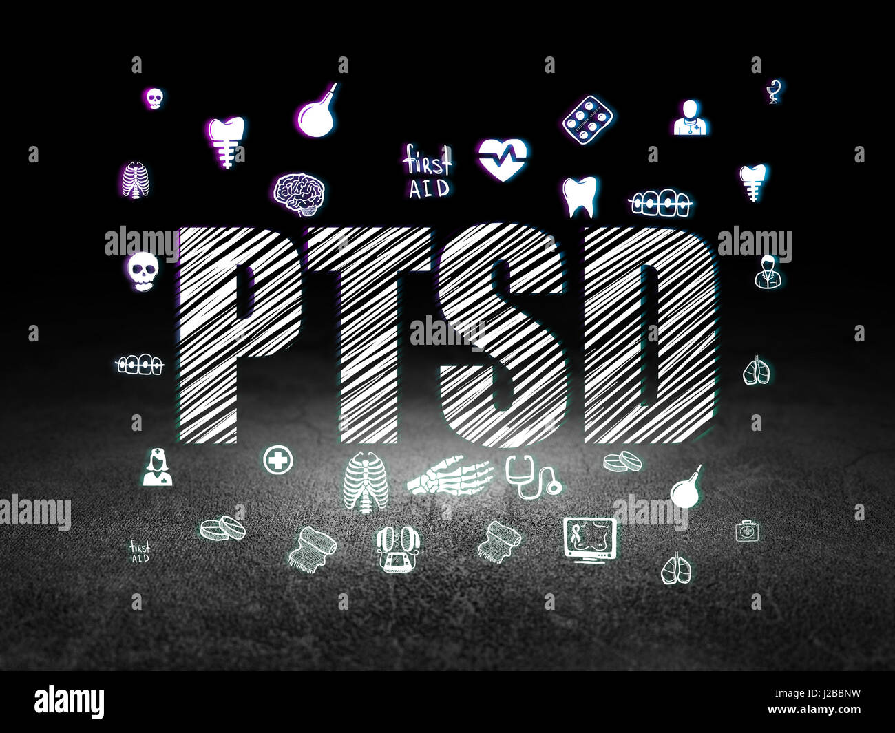 Healthcare concept ptsd in hi-res stock photography and images - Alamy