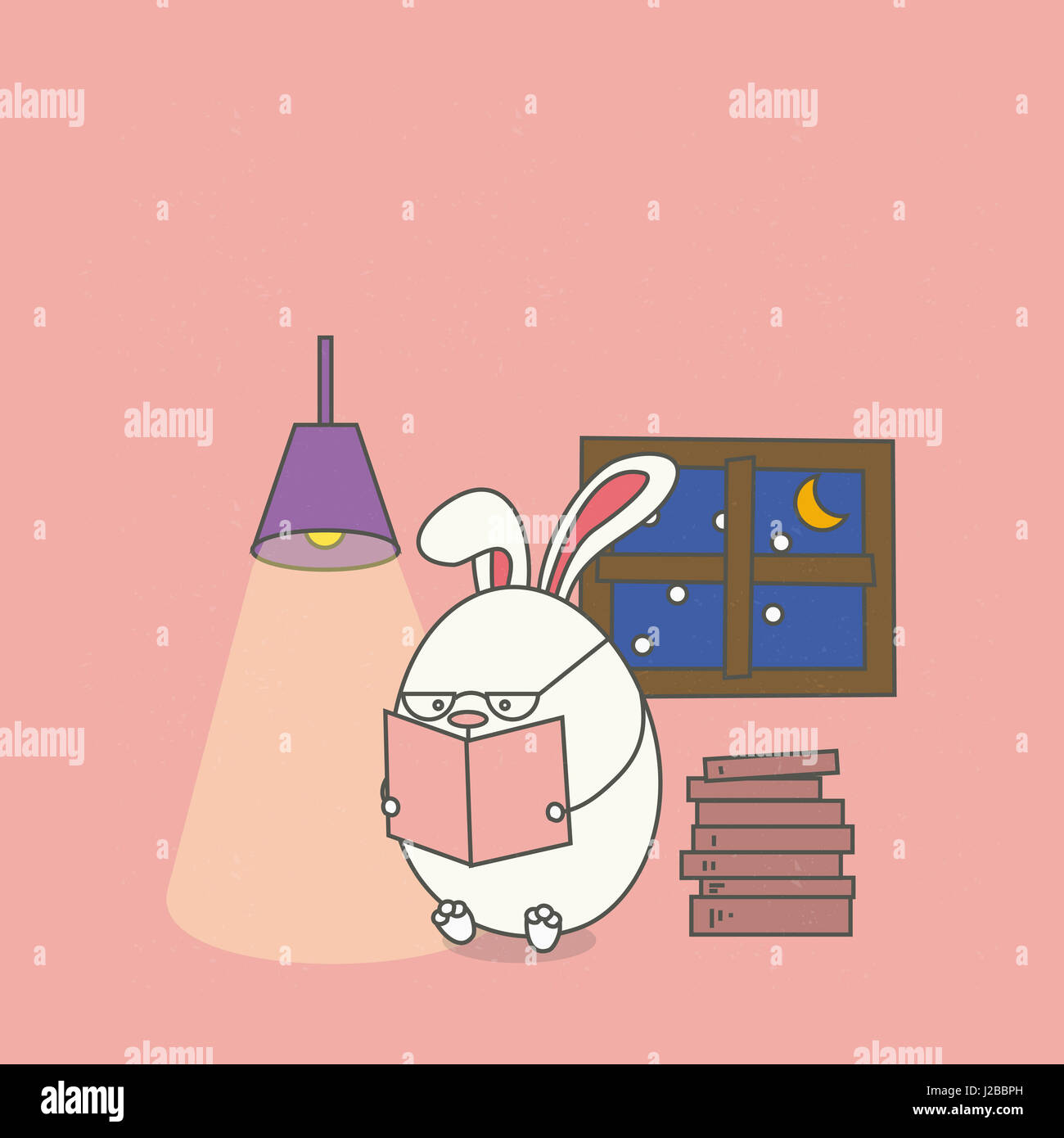 Rabbit reading a book hi-res stock photography and images - Alamy