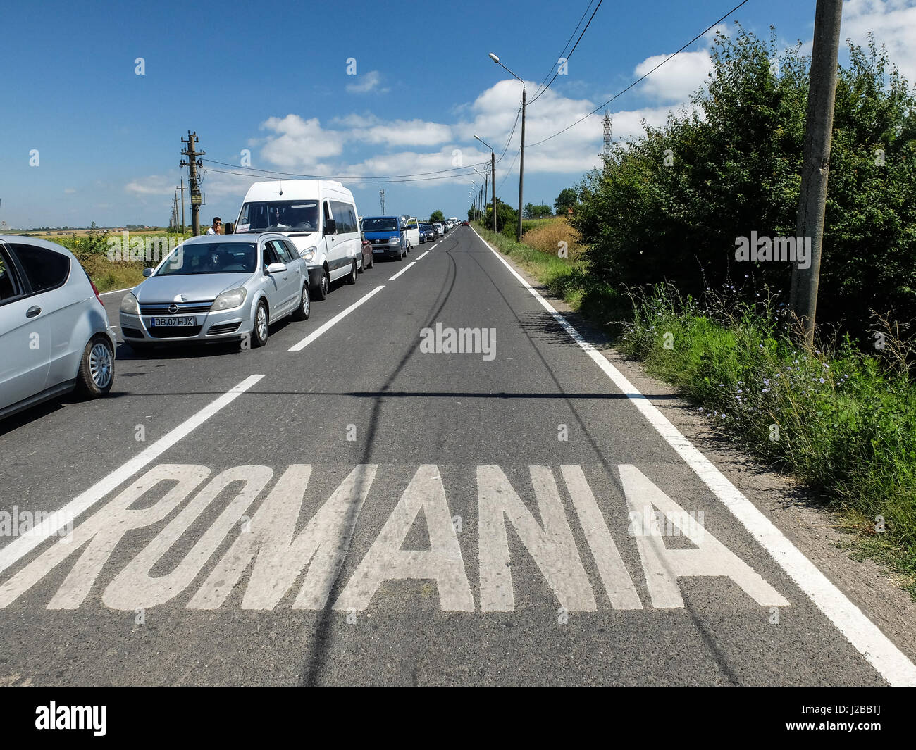 Romania border crossing hi-res stock photography and images - Alamy