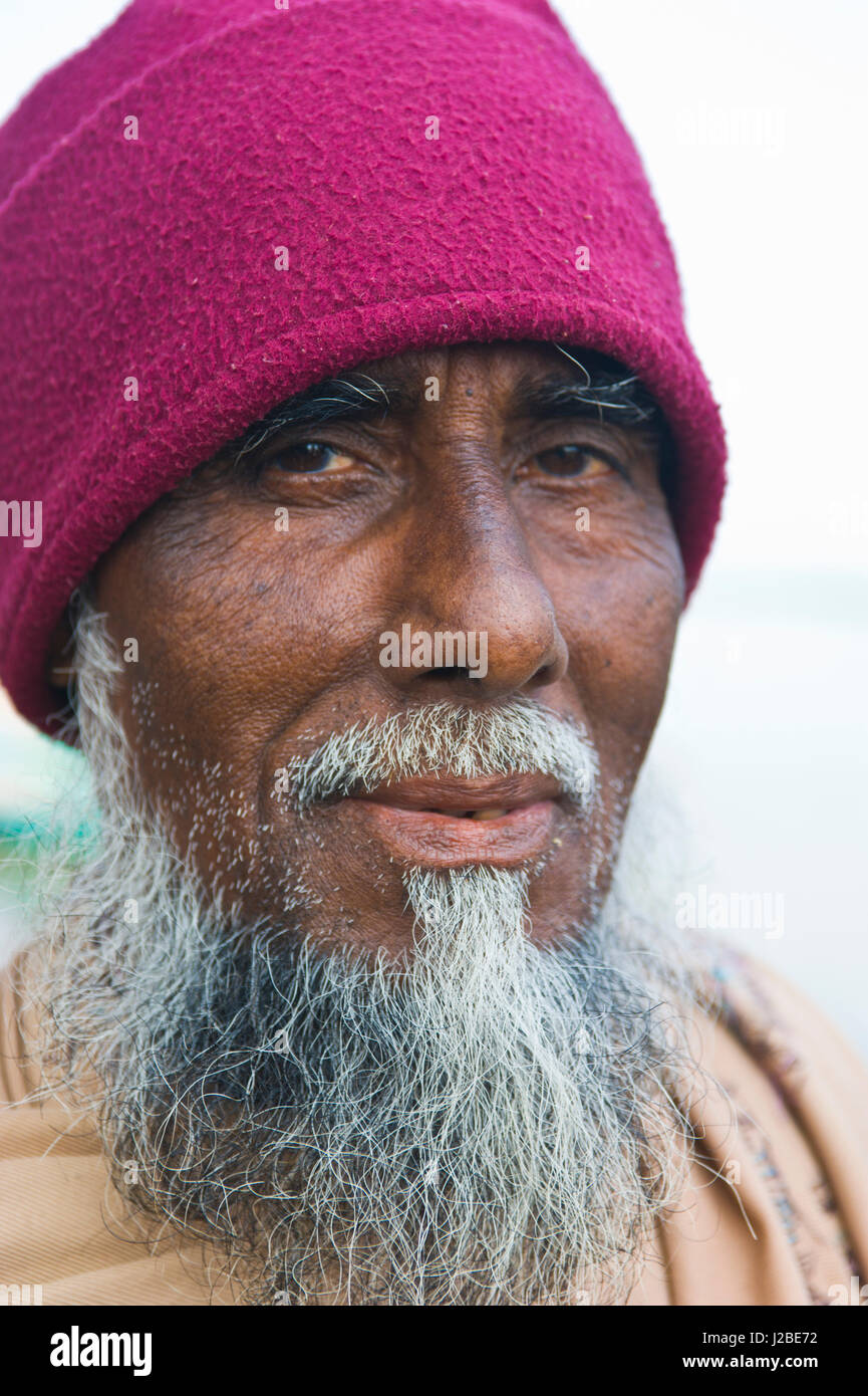 Portrait of an old Bengali man, Bangladesh, Asia Stock Photo - Alamy