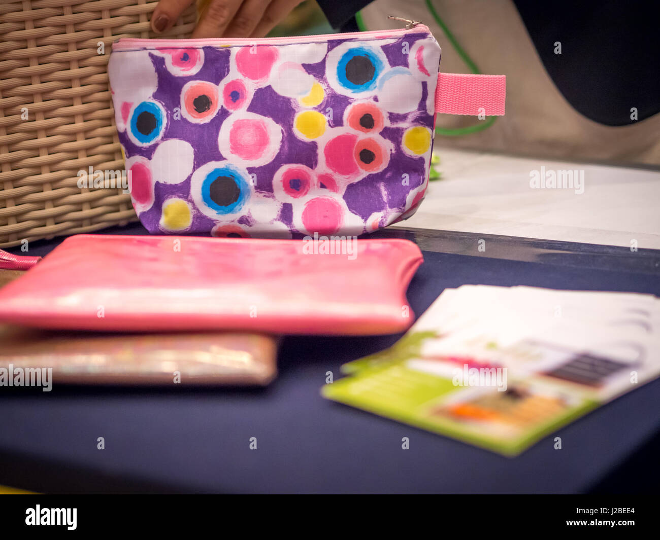 Colorful Pouch on Display Stock Photo - Alamy