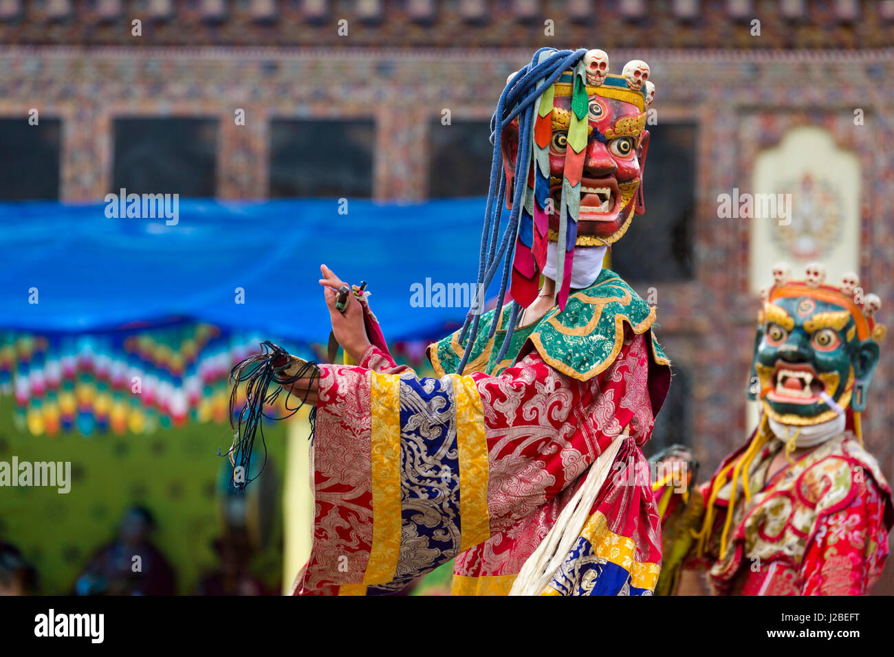 Gangtey gonpa tshechu dance furies hi-res stock photography and images ...