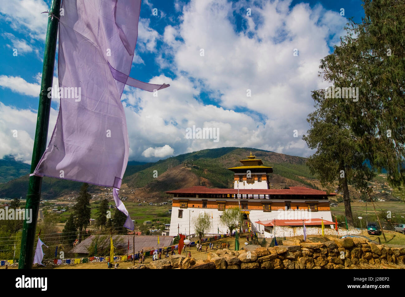 Buddhist monastery, Paro, Bhutan Stock Photo - Alamy