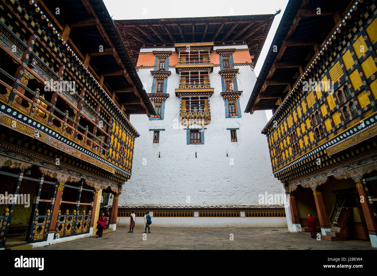 The dzong (castle) of Paro, Bhutan Stock Photo - Alamy