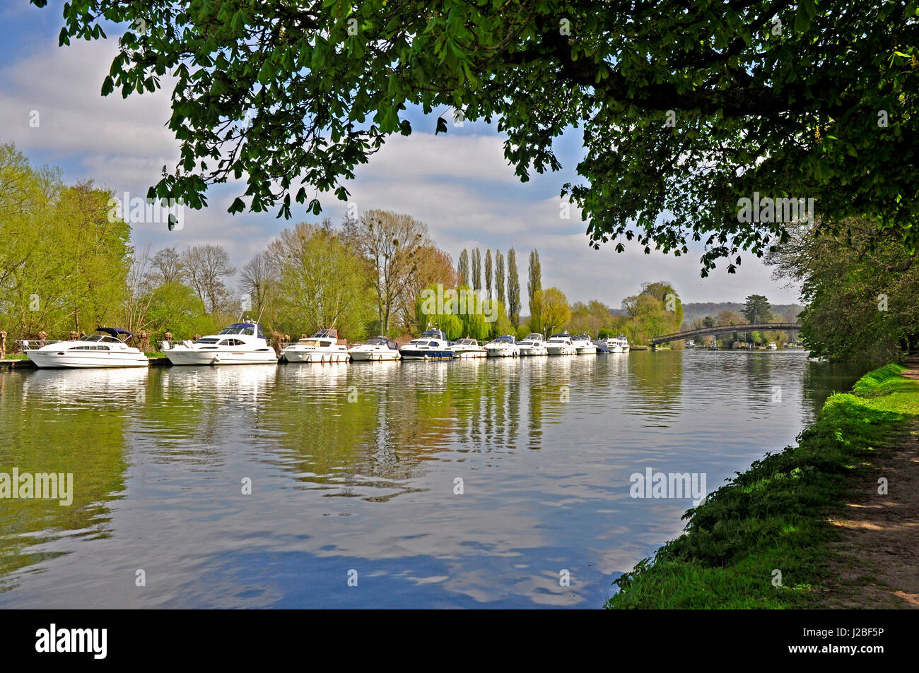 Thames river tow path hi-res stock photography and images - Alamy