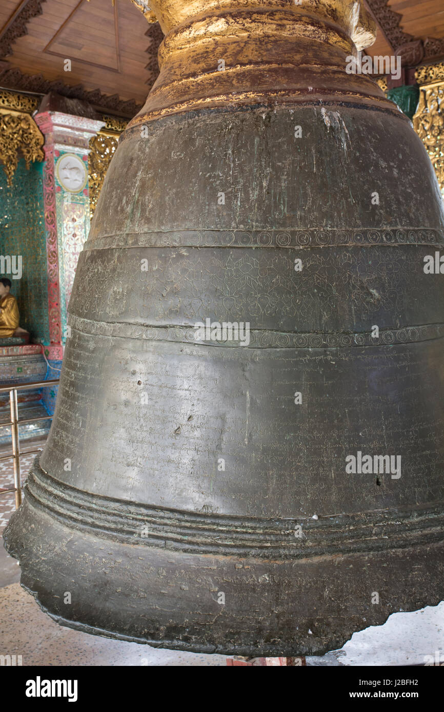 Myanmar (aka Burma), Yangon (aka Rangoon). Shwedagon Pagoda, the ...