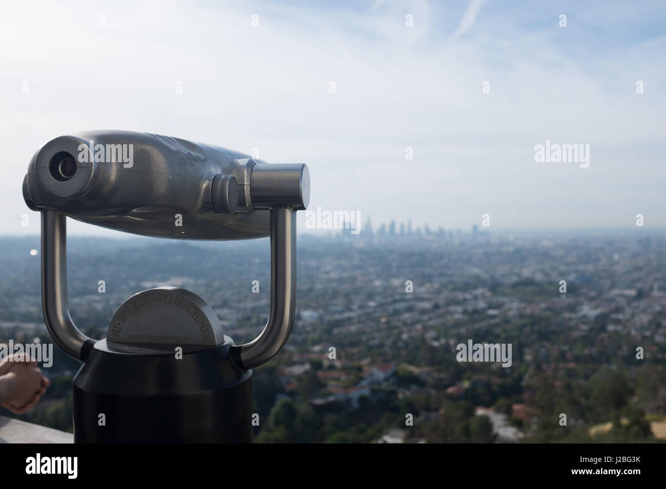 Looking out over Los Angeles Stock Photo - Alamy