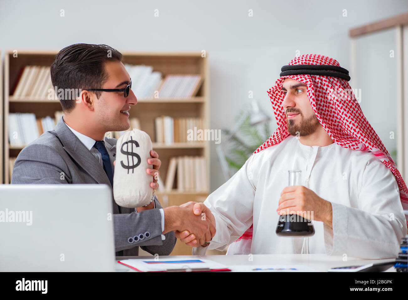 Diverse business concept with arab businessman Stock Photo - Alamy