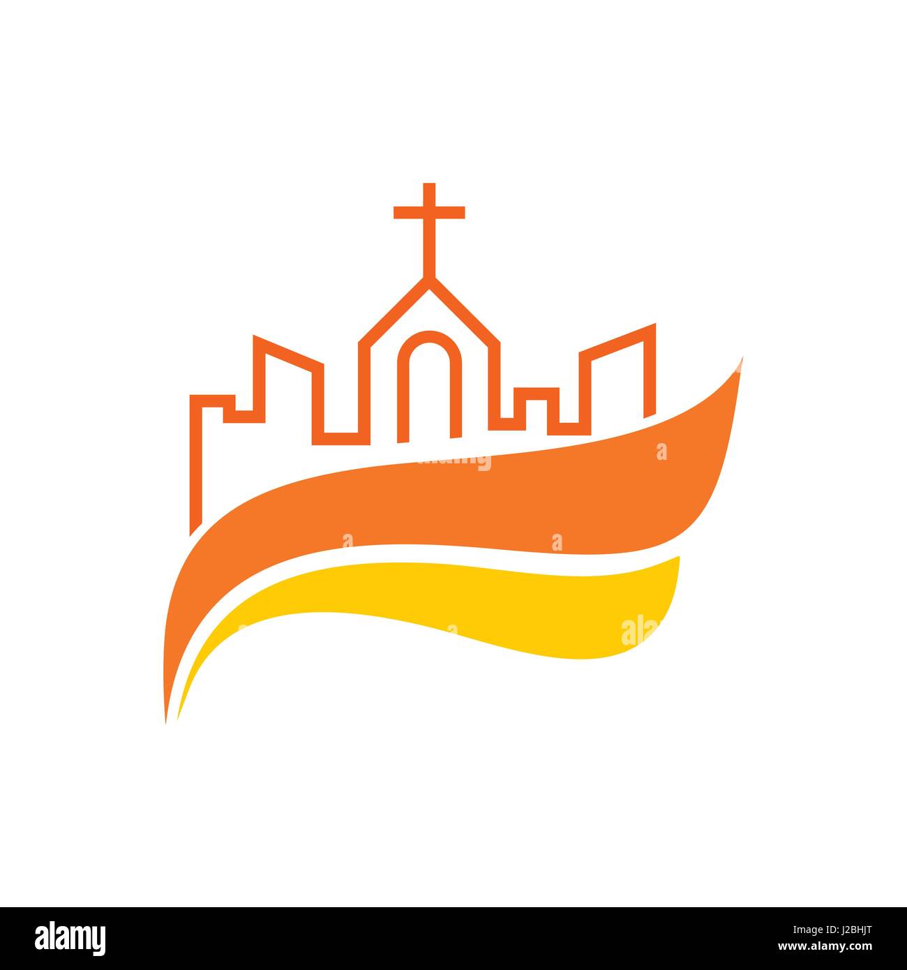 Church logo. Church of the Lord and Savior Jesus Christ Stock Vector ...