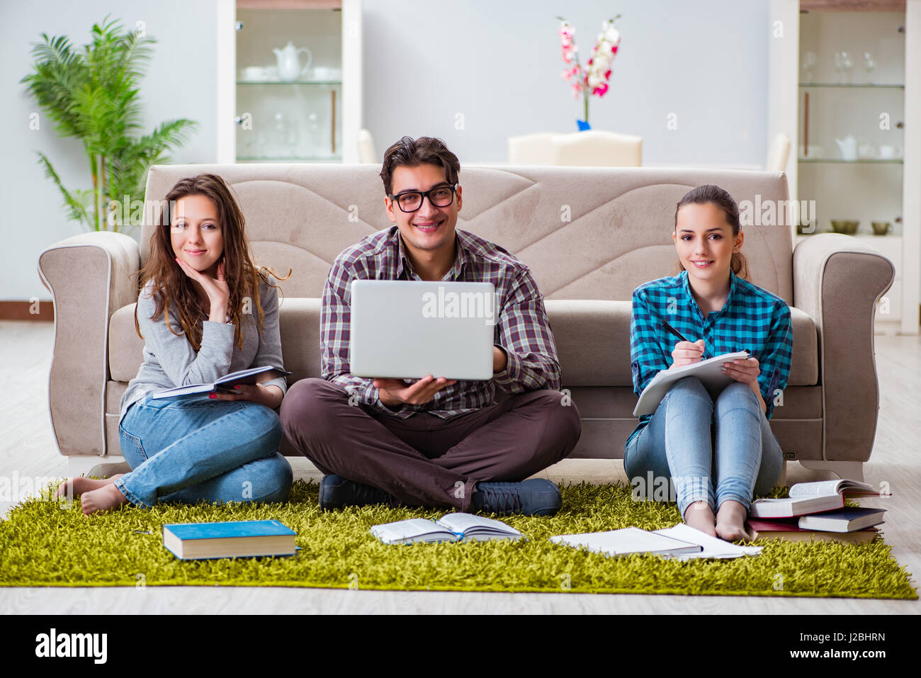 Students preparing for university exams Stock Photo - Alamy