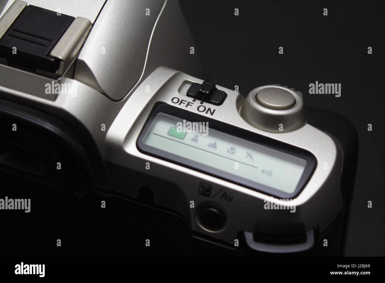 Film Camera Controls and LCD display on Stock Photo - Alamy