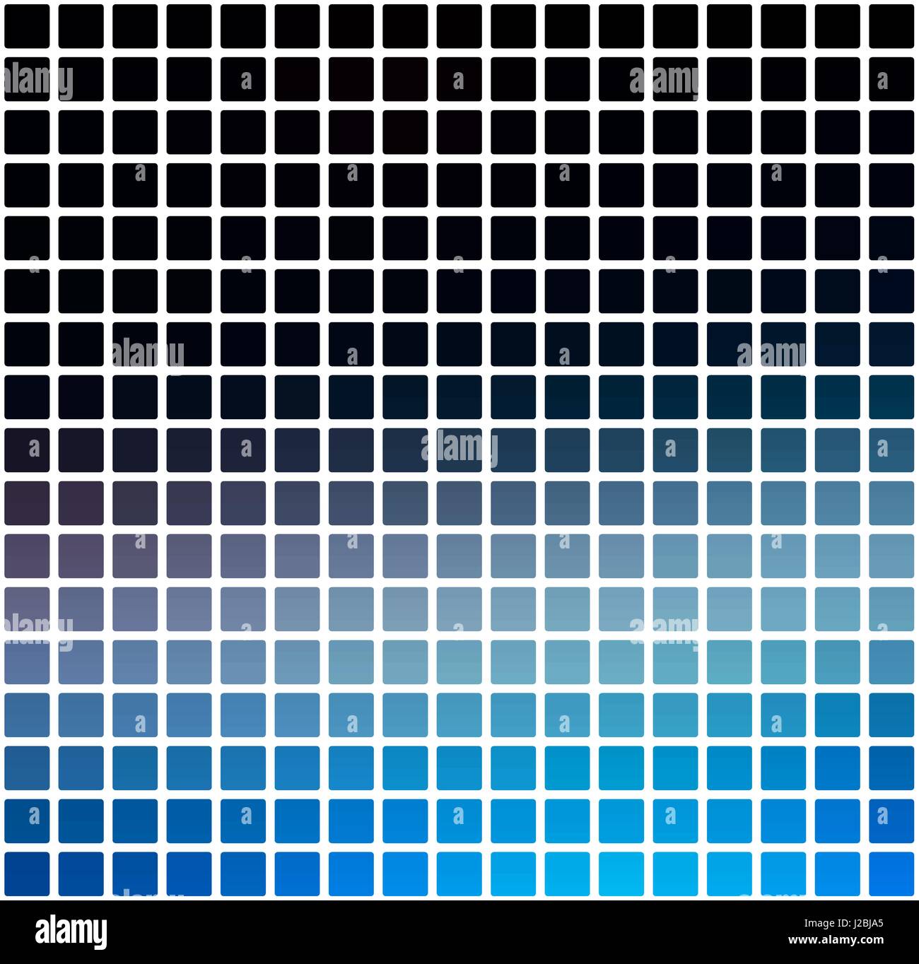 Deep and pale blue vector abstract rounded corners tiles mosaic over ...