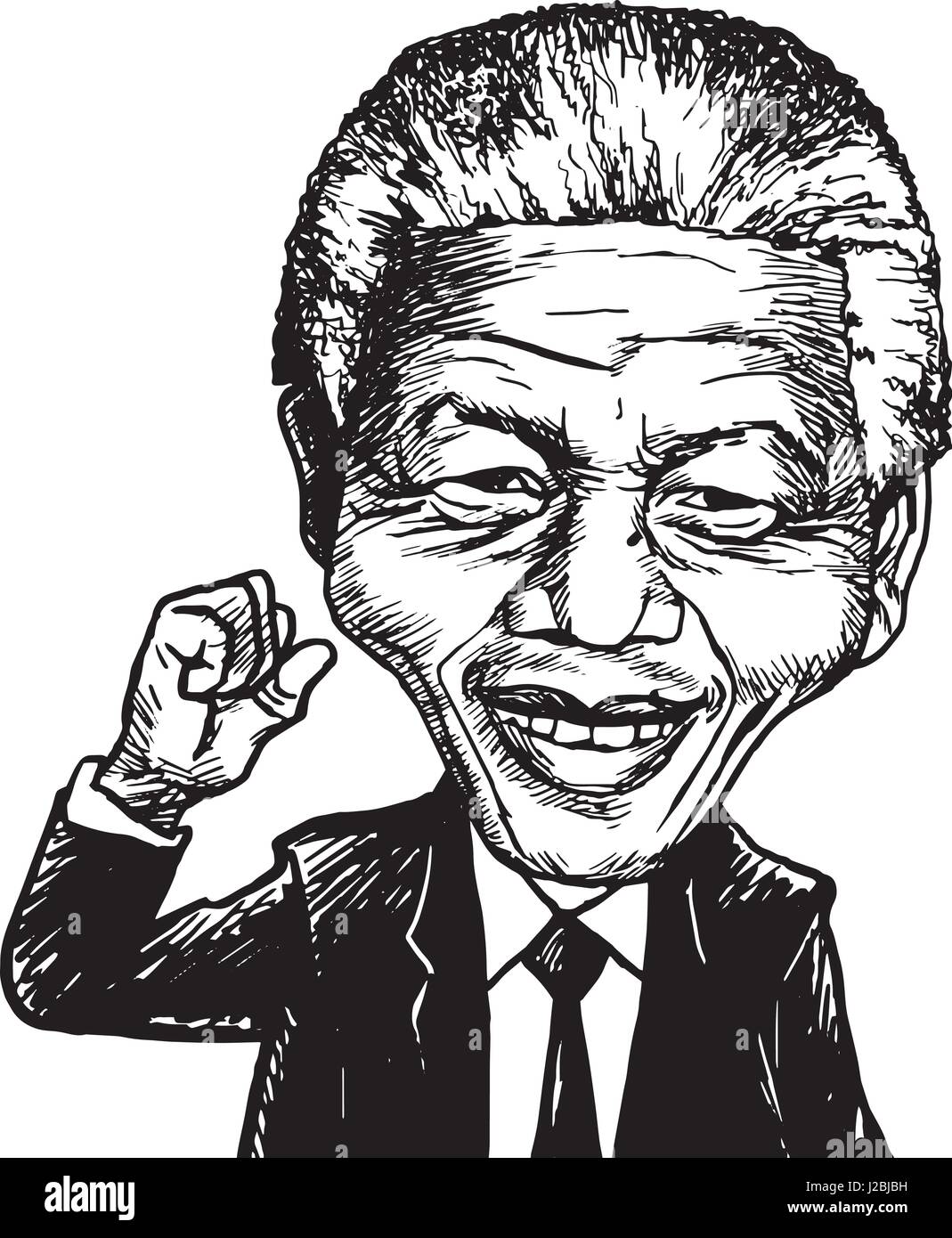 Nelson Mandela Cartoon Caricature Vector Illustration Stock Vector ... Nelson Mandela Cartoon Caricature Vector Illustration Stock Vector ...