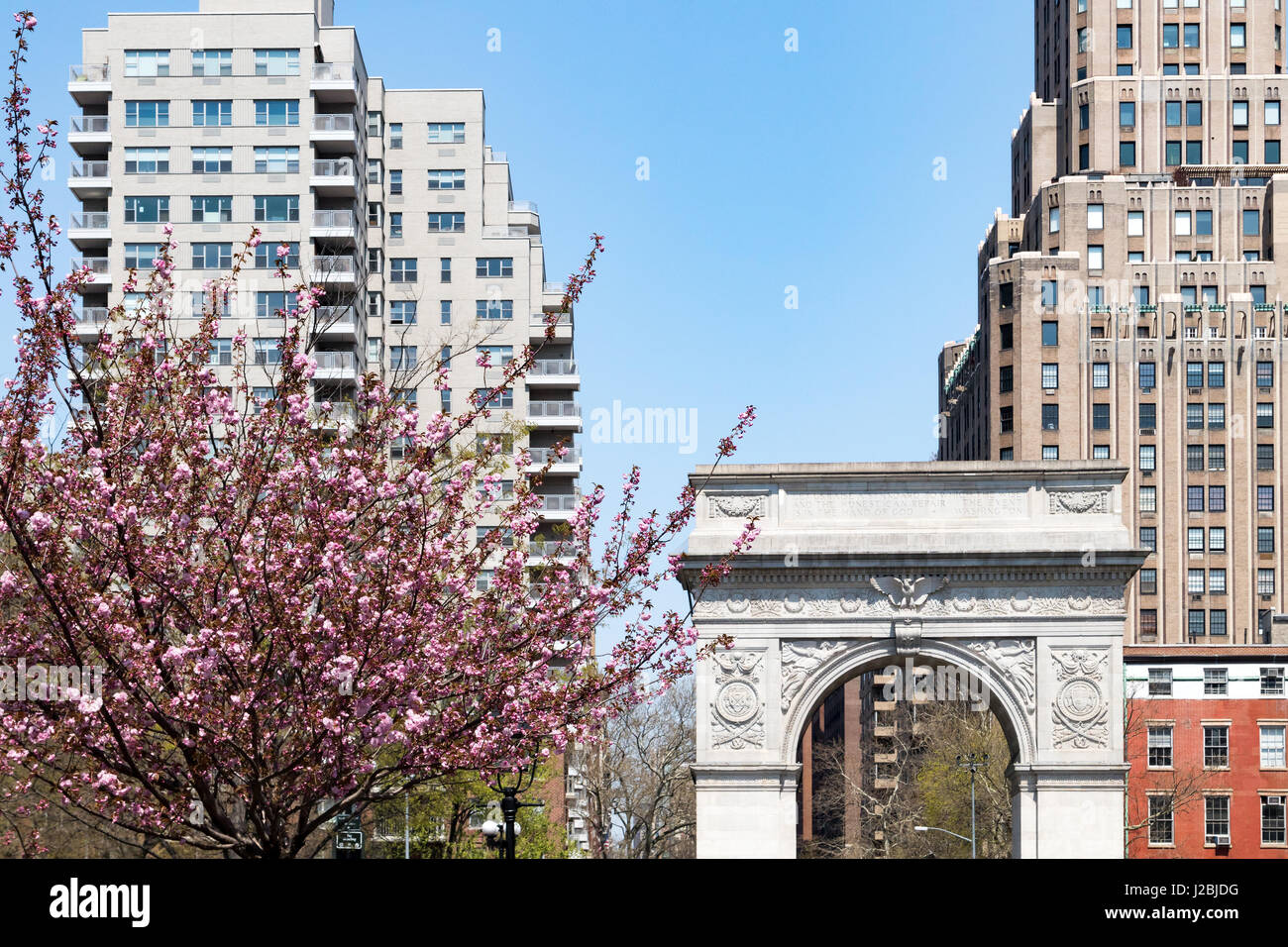 Washington Square Park Arch High Resolution Stock Photography and ...