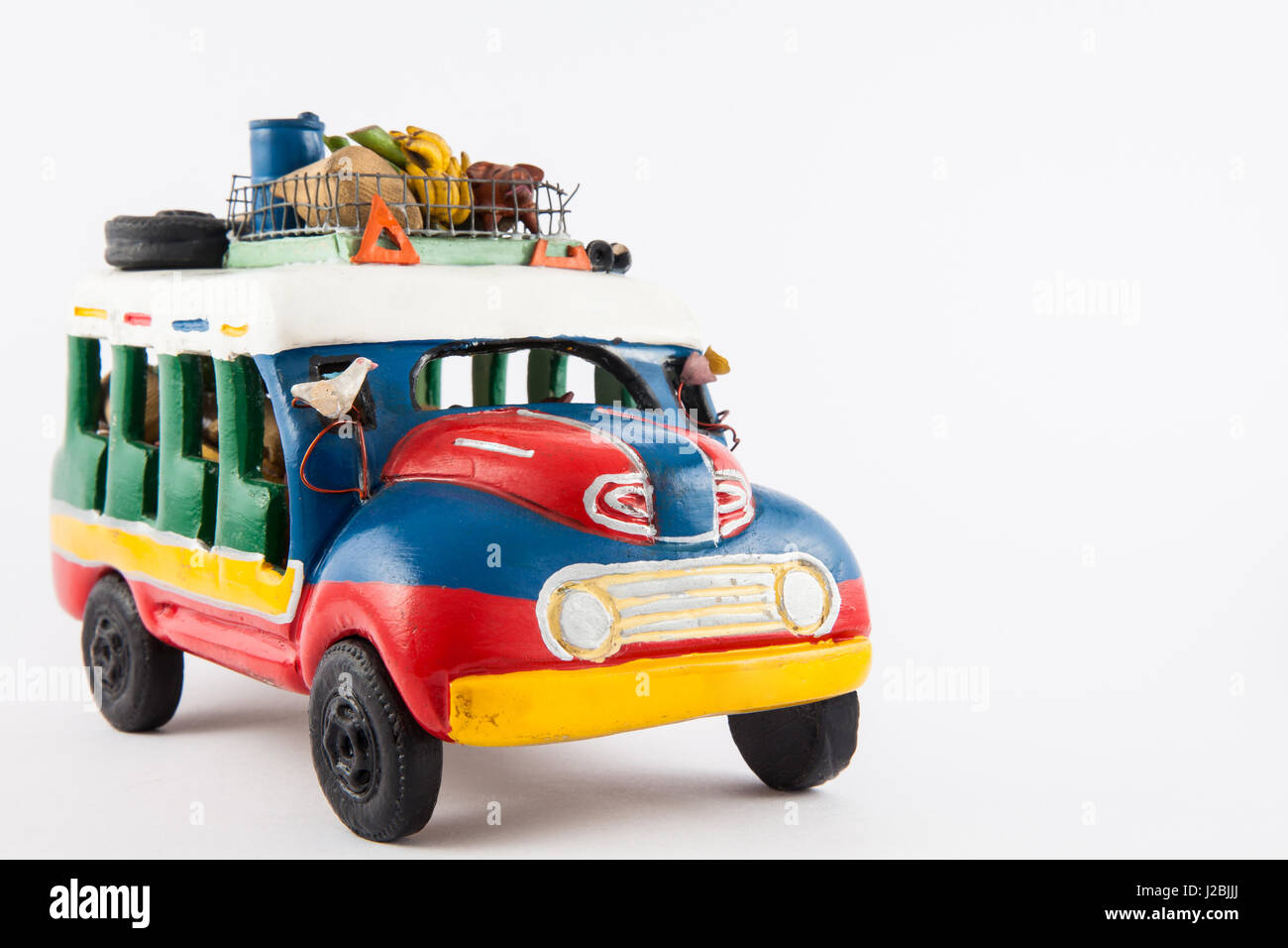 Colorful traditional rural bus from Colombia called chiva Stock Photo ...