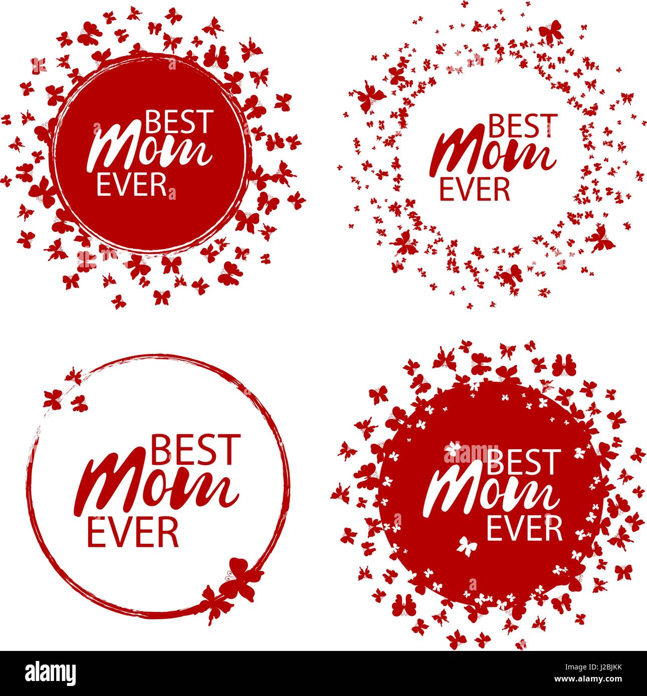 Happy mother's day stamp. Red round grunge vintage mother's day sign ...