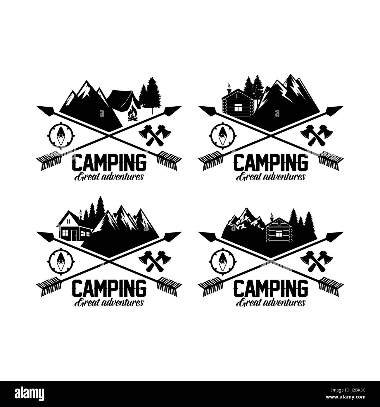 Boy scouts camp Cut Out Stock Images & Pictures - Alamy