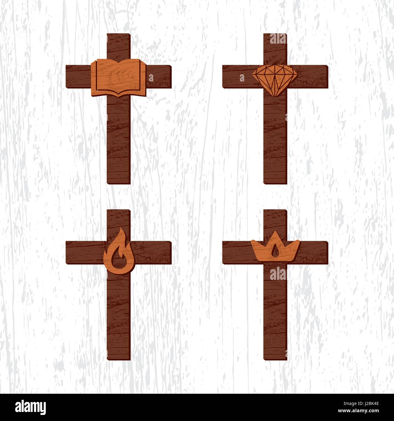 Crosses religious symbols Stock Vector Images - Alamy