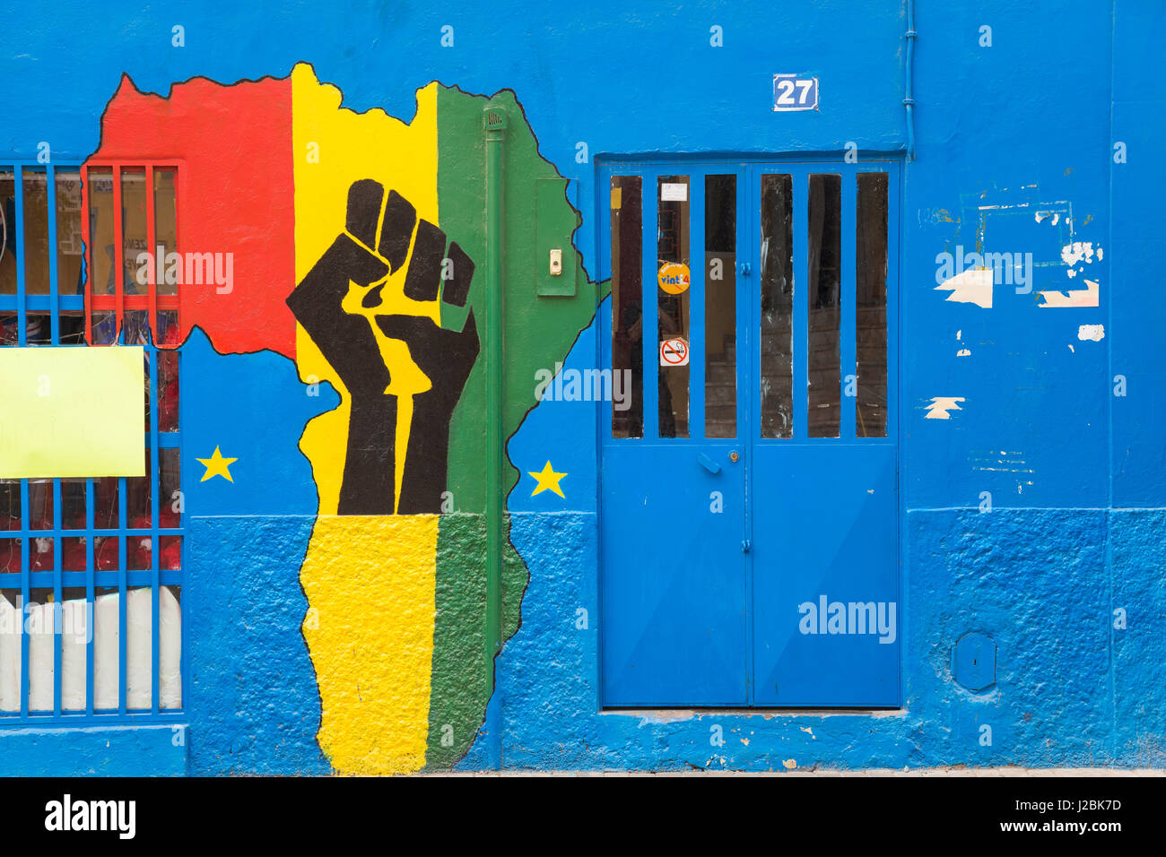 Africa shop front, Praia, Santiago, Cape Verde Stock Photo - Alamy