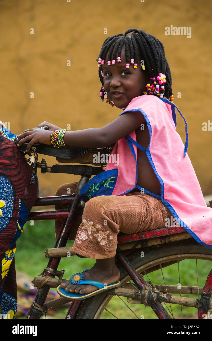 Local people, Mbomo Village, Odzala, Kokoua National Park, Congo Stock ...