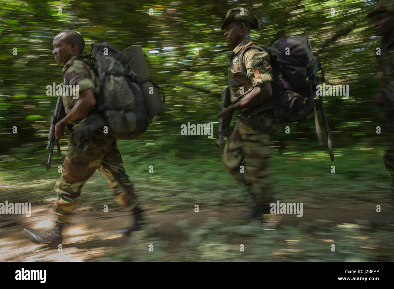 Eco Guards on patrol, African Parks Congo Mbomo, Odzala, Kokoua ...