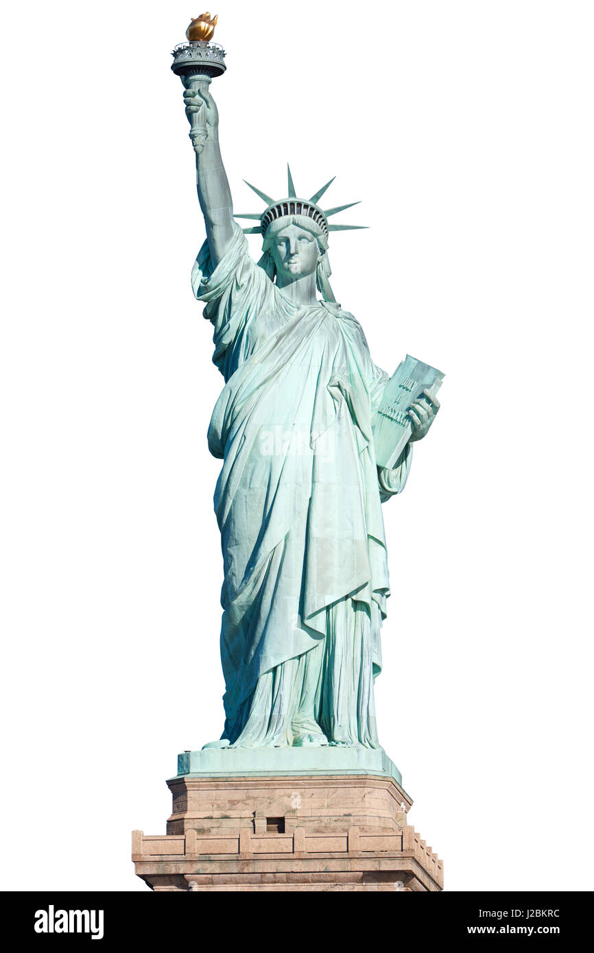Statue Of Liberty White Background