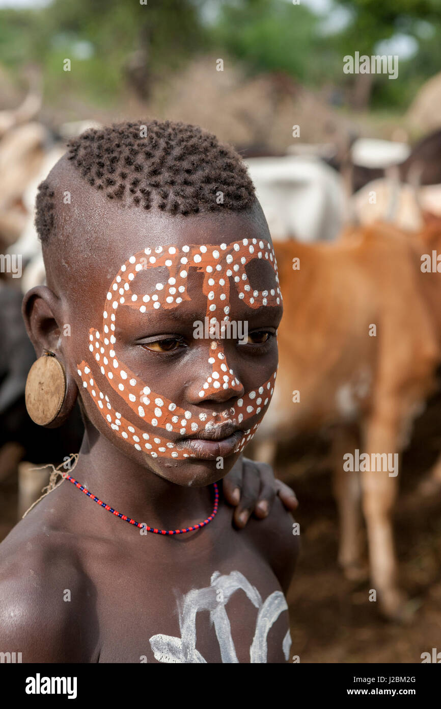 Mursi tribe. Militia Village. Mago National Park. Ethiopia, Africa ...