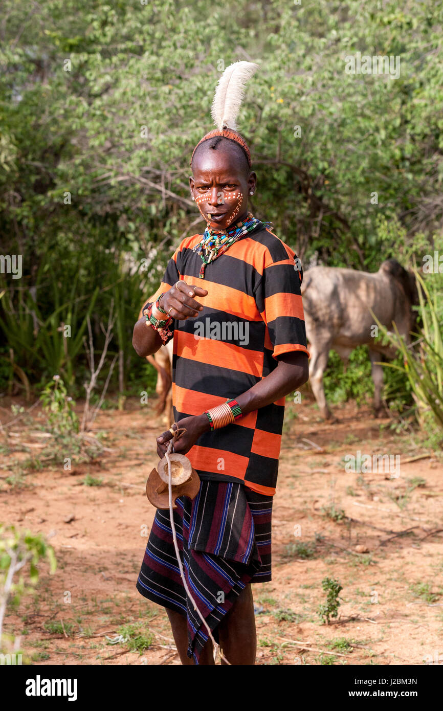 Hamer man. Keske. Ethiopia, Africa Stock Photo - Alamy