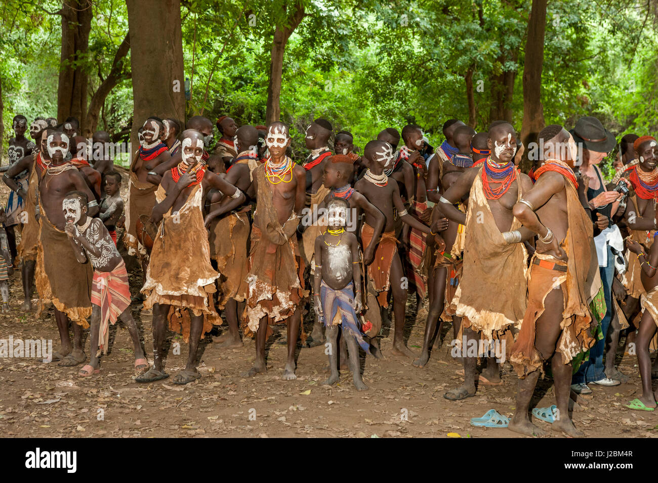 Kara tribal dance performance. Kolcho Village. Omo Valley. Ethiopia ...