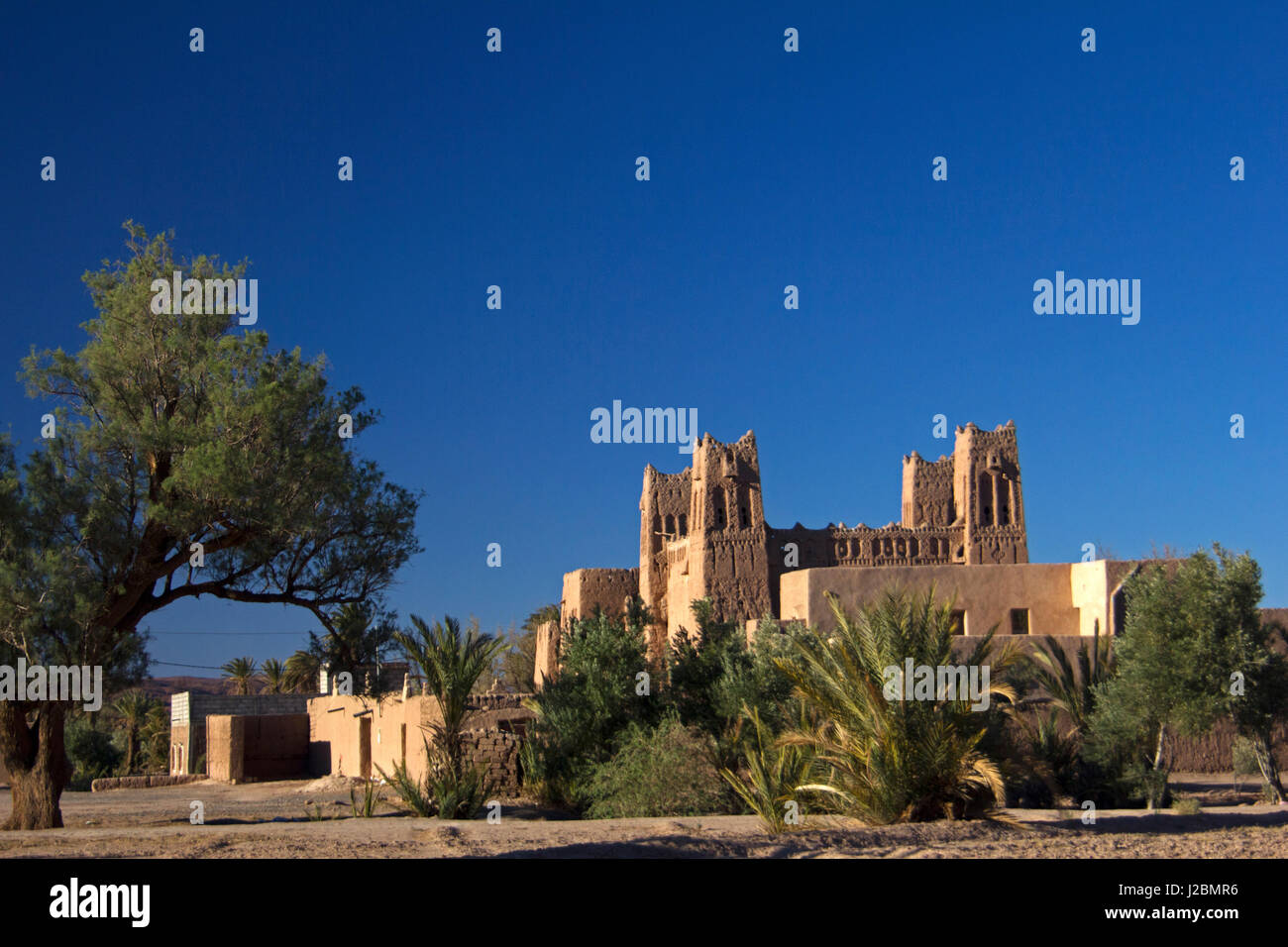 Morocco, Skoura. Desert Oasis and Kasbahs Stock Photo - Alamy