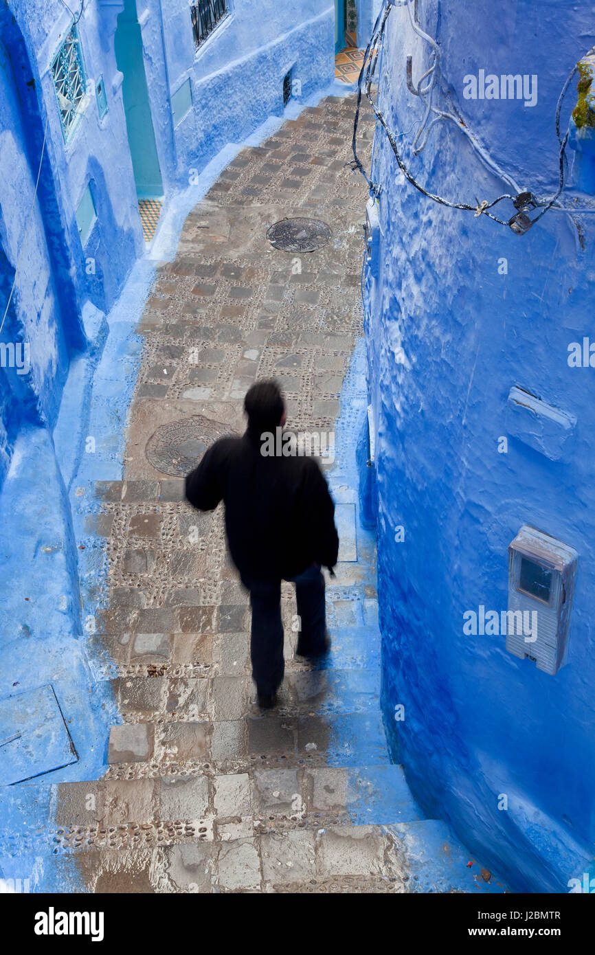 Elevated view chefchaouen hi-res stock photography and images - Alamy
