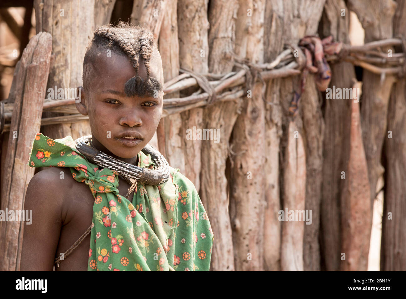 Opuwo portrait a himba girl hi-res stock photography and images - Alamy