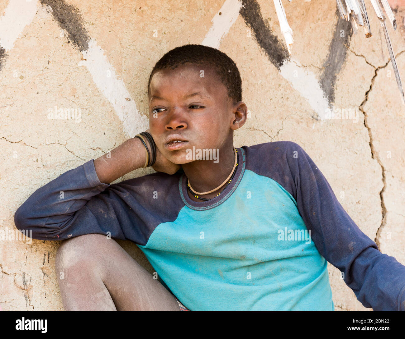 Himba hut boy hi-res stock photography and images - Alamy